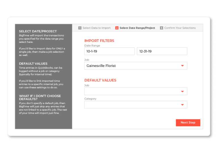 Integrations: Quickbooks | BigTime Software
