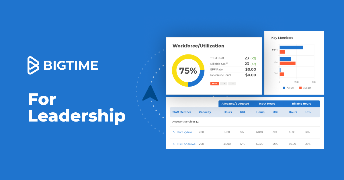 BigTime Software for Leadership Teams