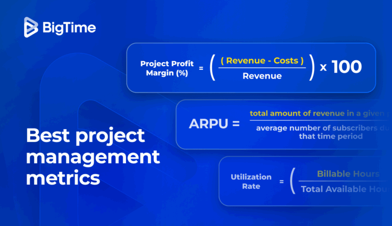 25 Best Project Management Metrics and KPIs to Track | BigTime Software
