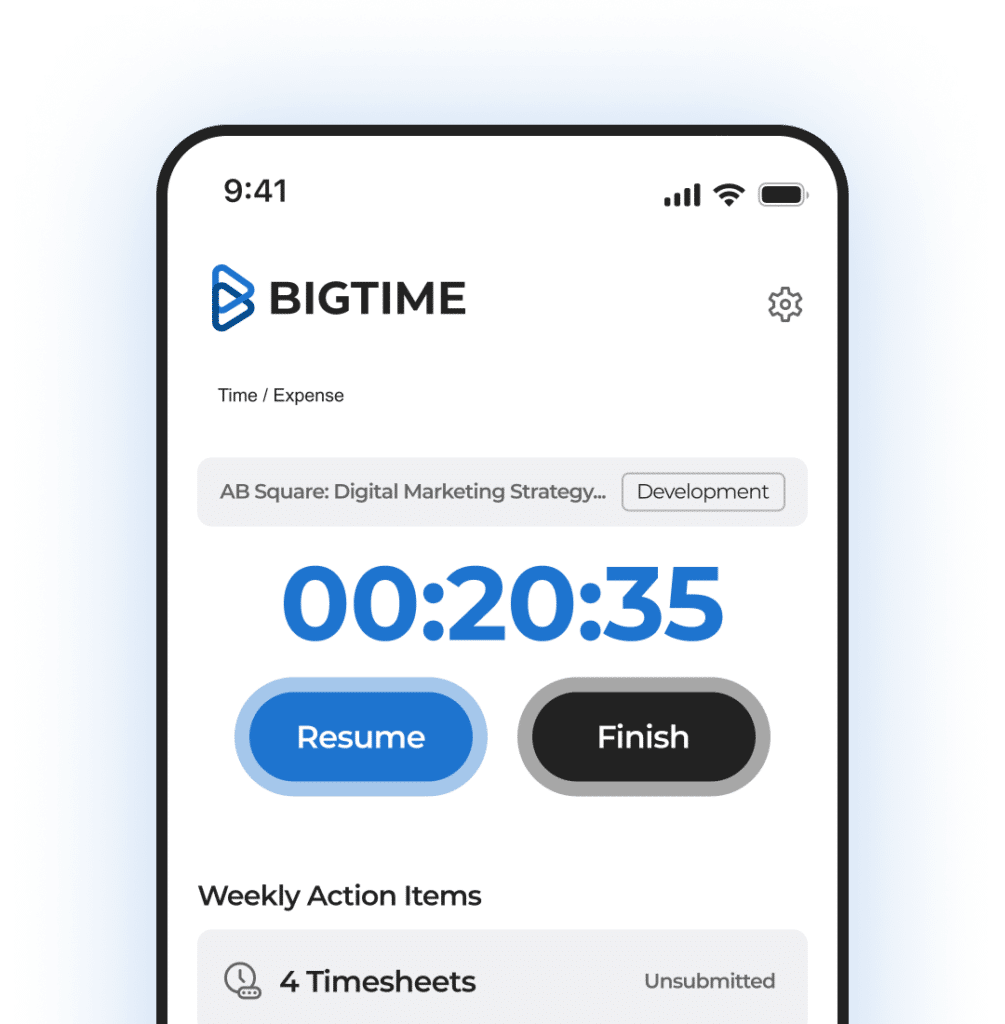 BigTime Professional Services Automation Software