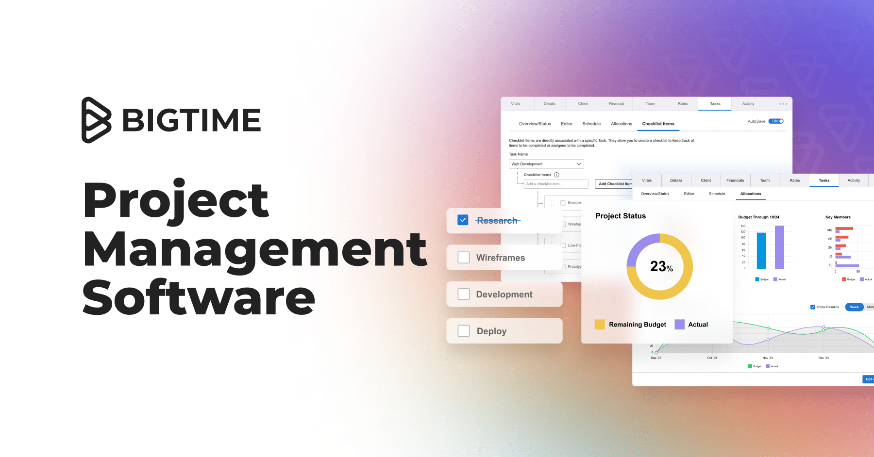 Features: Project Management | BigTime Software