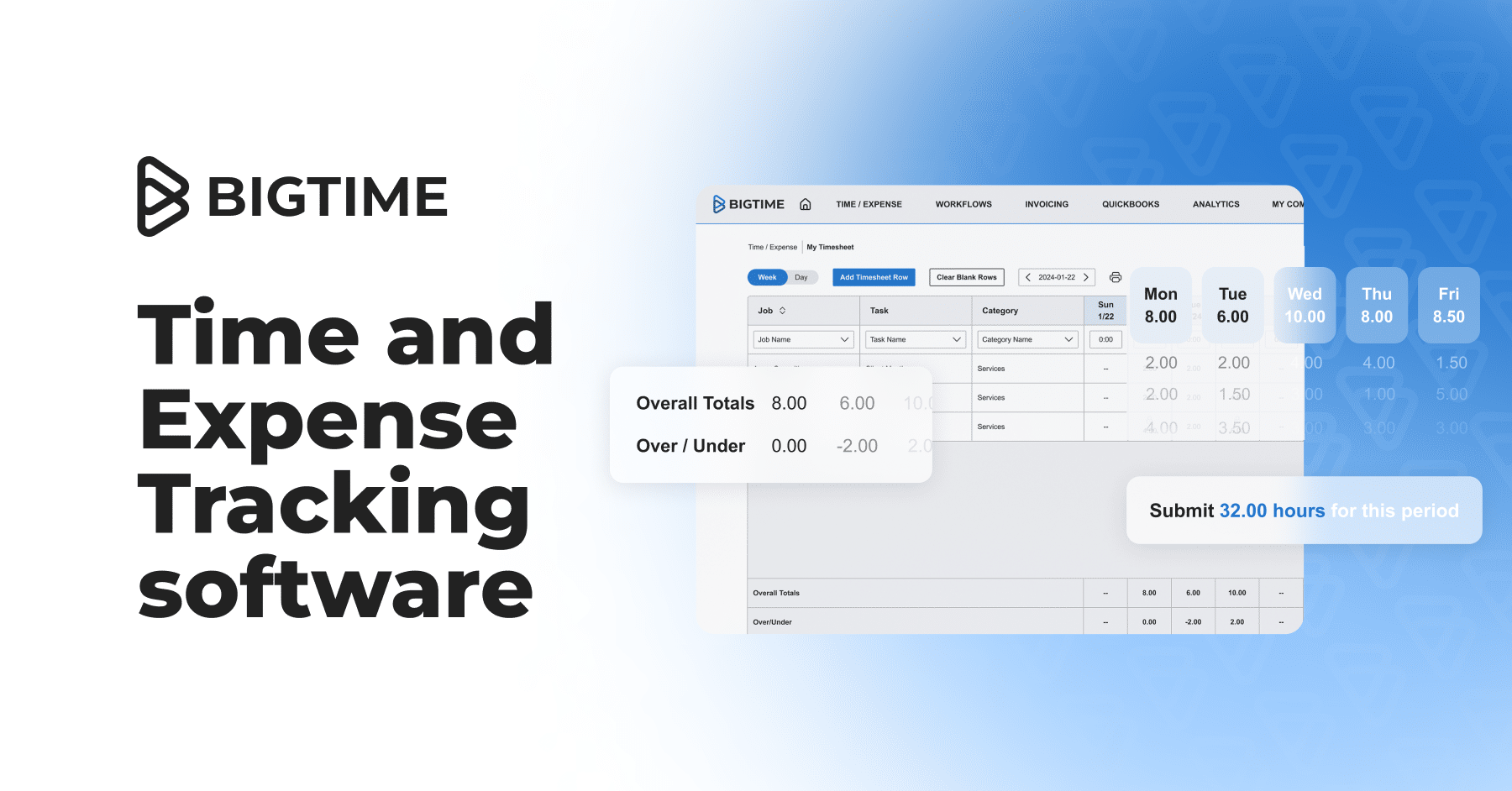 Features: Time & Expense | BigTime Software