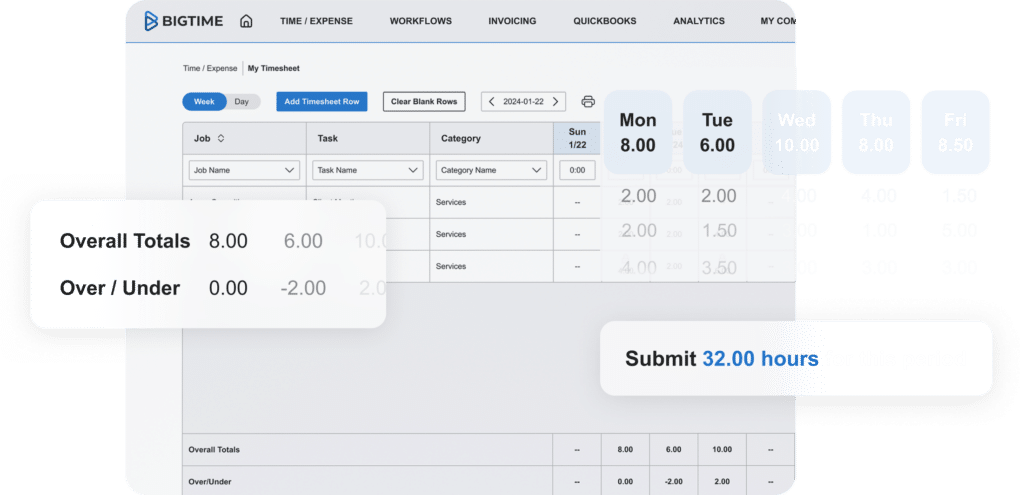 Time and Expense Tracking Software | BigTime