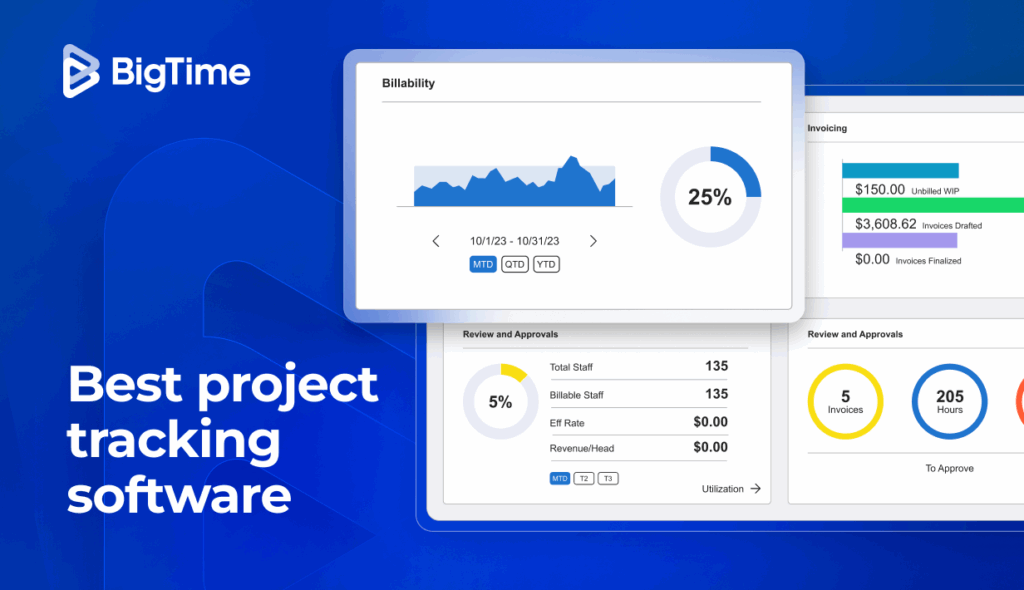 Best Project Tracking Software for 2025| BigTime Software